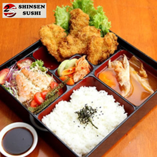 1 Trong 5 Set Cơm Bento Kiểu Nhật Giá Sốc Tại Shinsen Sushi