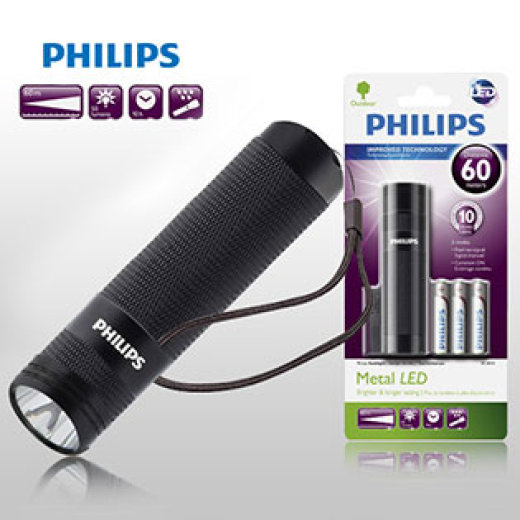 Đèn Pin Led Philips SFL4010 (Đen)