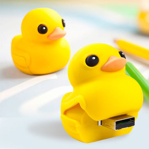 USB Bone 8Gb Duck Yellow - USB 2.0