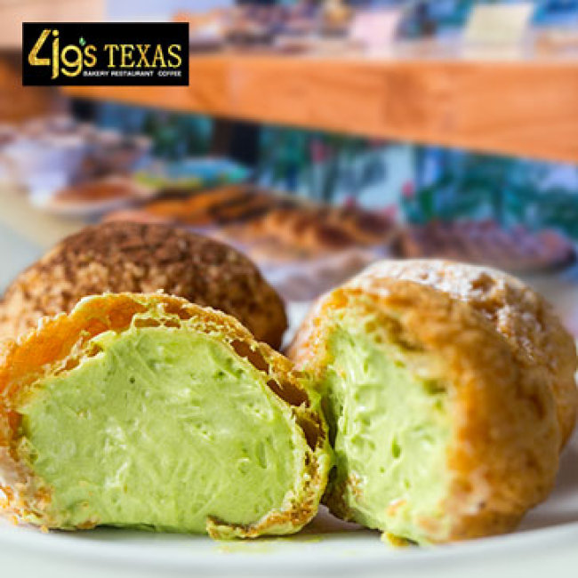 12 Bánh Su Trà Xanh/ Vani/ Chocolate Hoặc Bánh Su Nhân Custard Tại ...