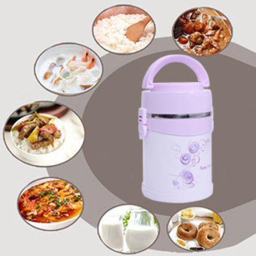 Nổi Ủ Nhiệt Chân Không 2L6 Lunch Box Inox 3 Ngăn Cao Cấp