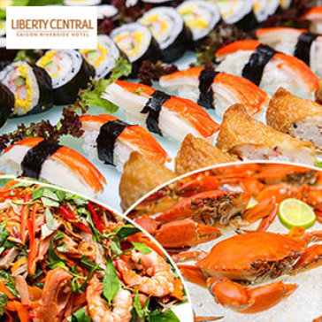 Buffet Tối Liberty Riverside 4* - Từ Thứ 2 Đến Thứ 5