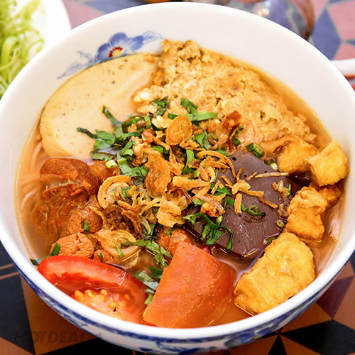 COMBO BÚN RIÊU CUA BÀ DÚ SIÊU NGON + NƯỚC MÍA CHO 01 NGƯỜI