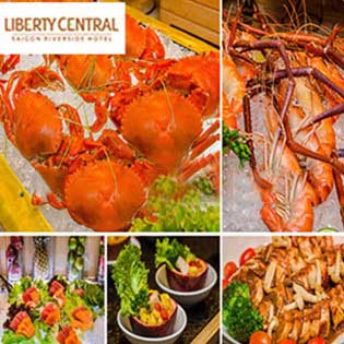 Liberty Riverside 4 Sao - Buffet Tối Hải Sản, Sashimi Cao Cấp Từ Thứ 2 ...