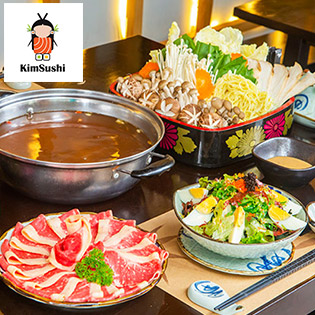 Combo Lẩu Kinoko Nabe + Tosoka Salad - Nhà Hàng Kim Sushi