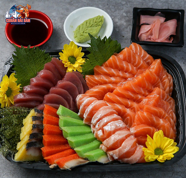 04 Combo Sashimi Cao Cấp Chuẩn Nhật - Áp Dụng Giao Hàng Tận Nơi