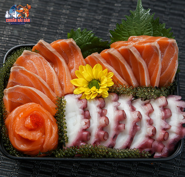 04 Combo Sashimi Cao Cấp Chuẩn Nhật - Áp Dụng Giao Hàng Tận Nơi