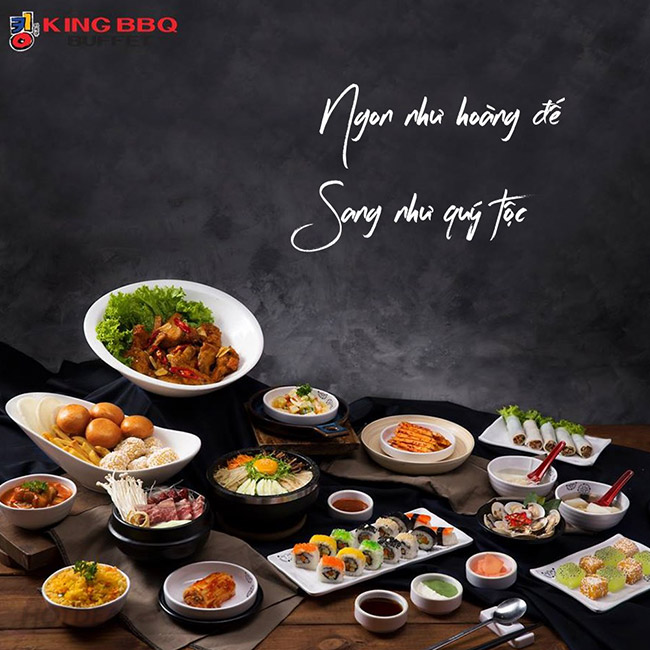 Buffet Nướng Lẩu Menu VIP - King BBQ Hàm Nghi