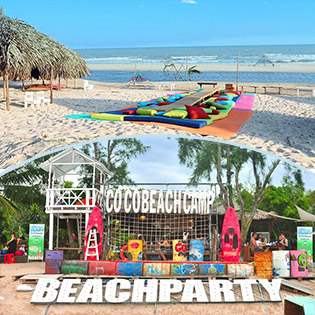 Tour Du Lịch Biển Coco Beach Camp Lagi Bình Thuận 1 Ngày Chỉ 549k