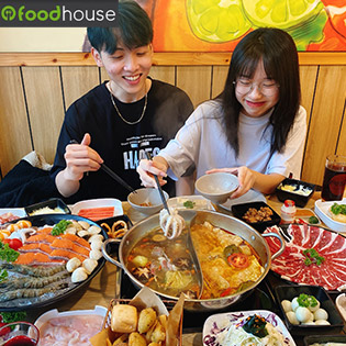 Buffet Vua Lẩu Thái Trên Đĩa Bay Khổng Lồ Tại Food House Cơ Sở Thái Hà