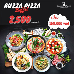 Buzza Pizza Nowzone - Buffet Pizza & Các Món Ăn Kèm - Bao Gồm Nước ...