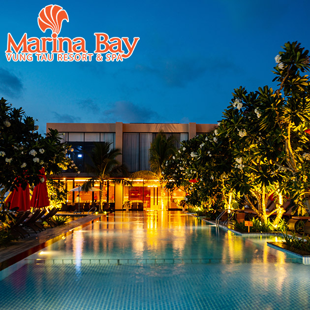 Marina Bay Resort Vũng Tàu 5* - Gói 2N1Đ + Xe Limousine - 2 Khách
