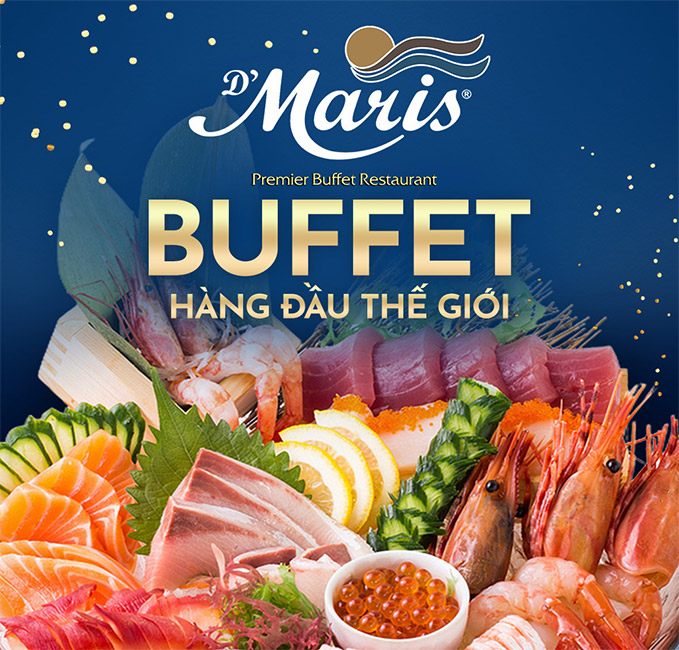 D'Maris Tây Mỗ - Buffet Hải Sản Cao Cấp 250 Món
