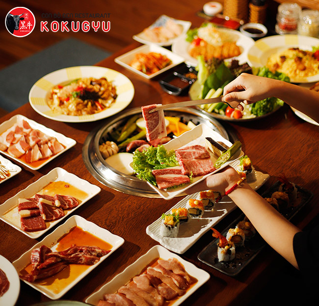 Kokugyu - Buffet Nướng Lẩu Bò Nhật Cao Cấp - Tặng Bò Wagyu