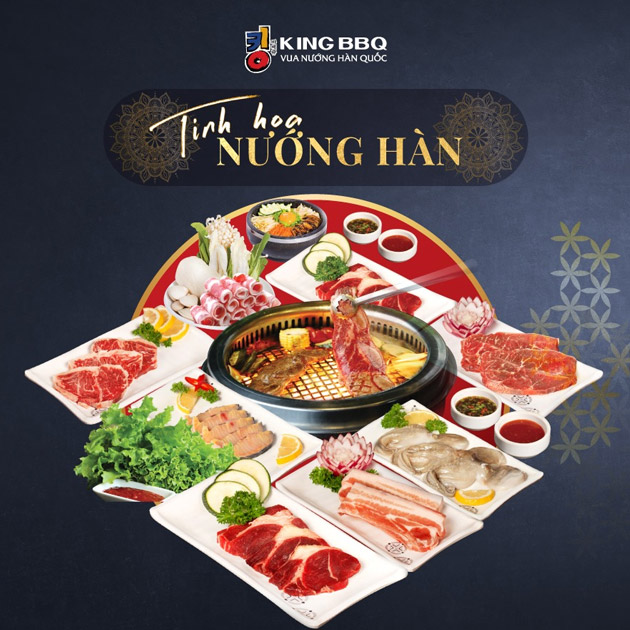 King BBQ - Buffet Nướng + Lẩu Chuẩn Hàn