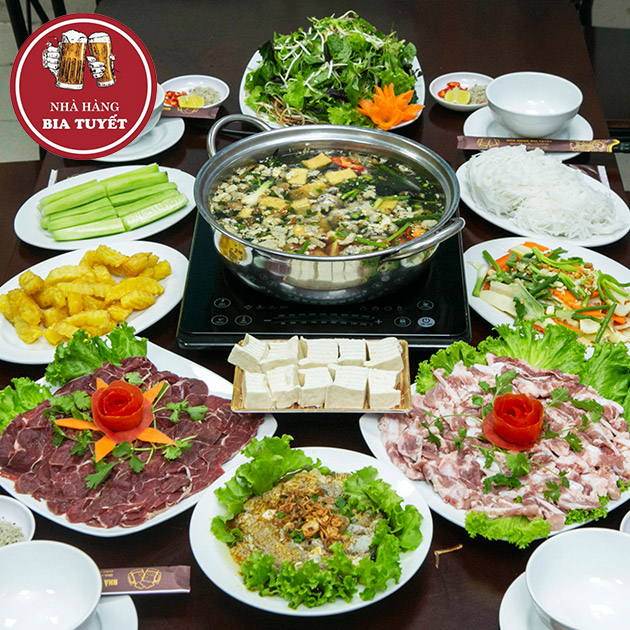Bia Tuyết - Set Lẩu Cua Đồng Dành Cho Từ 3 - 5 Người