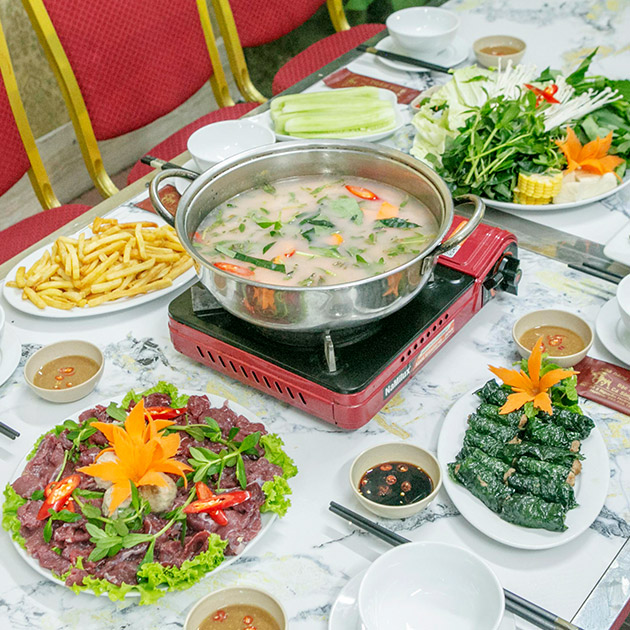 Trâu Việt – Set Lẩu Trâu Nhúng Mẻ Dành Cho 4-5 Người