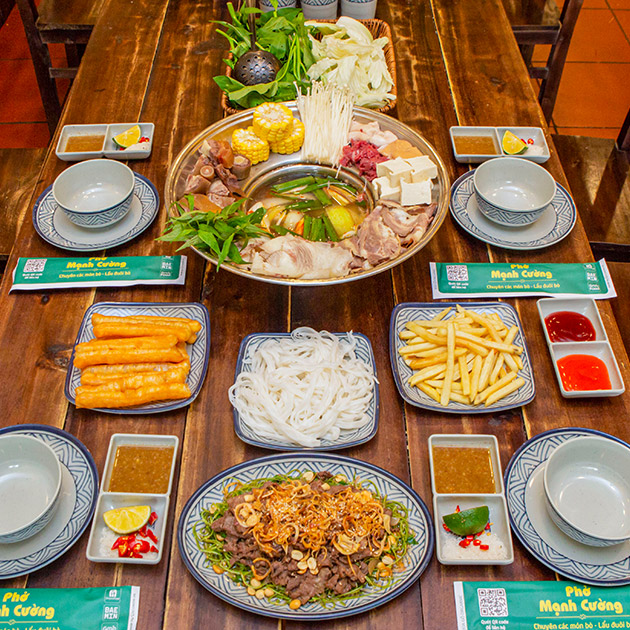 Lẩu Bò Mạnh Cường Gamuda - Set Lẩu Đuôi Bò Cho 4-6 Người