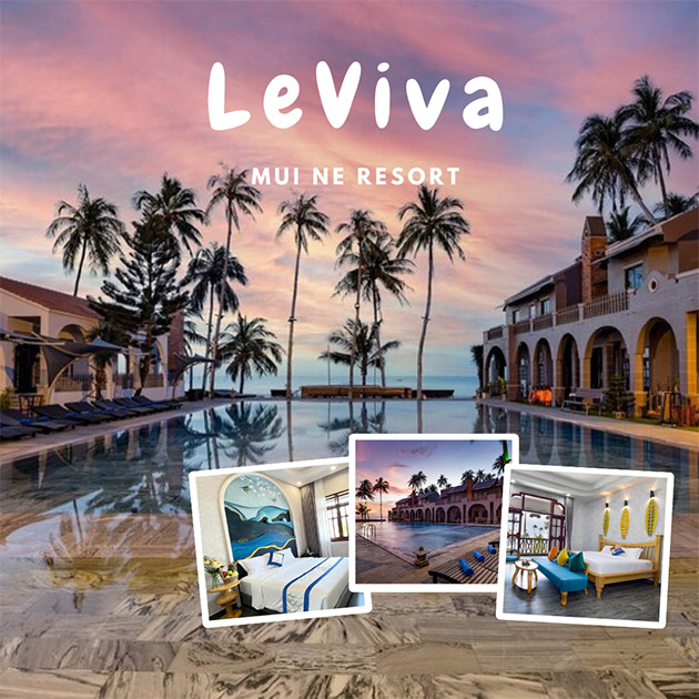 LeViva Mũi Né Resort 4* - Phòng Deluxe Garden 2N1Đ + Ăn Sáng