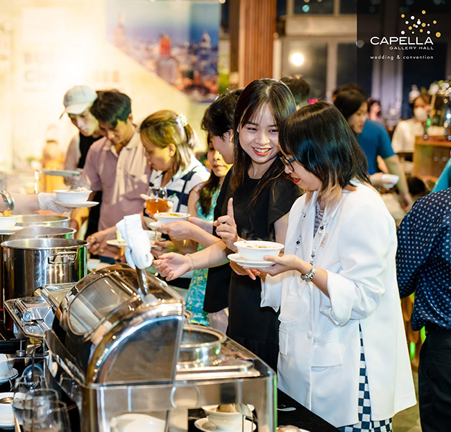 Capella Gallery Hall - Buffet Chay Hoa Đăng Với 60 Món Đặc Sắc