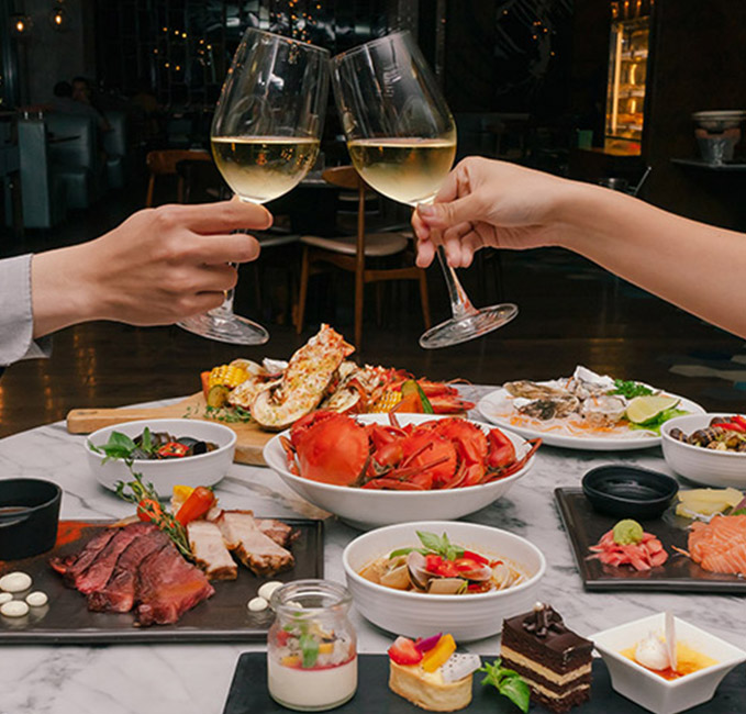 Renaissance Riverside - Buffet Tôm Hùm, Hải Sản, Rượu Vang Sủi
