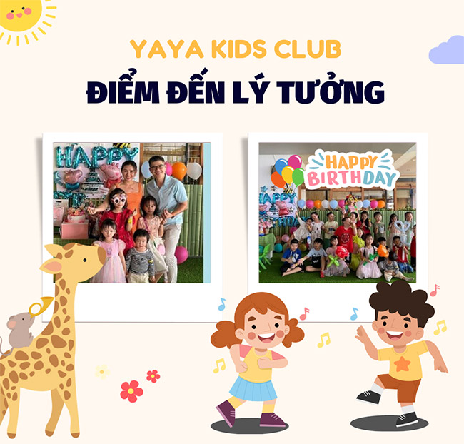 Yaya Kids Club - Vé Trọn Gói Khu Vui Chơi + Leo Tường