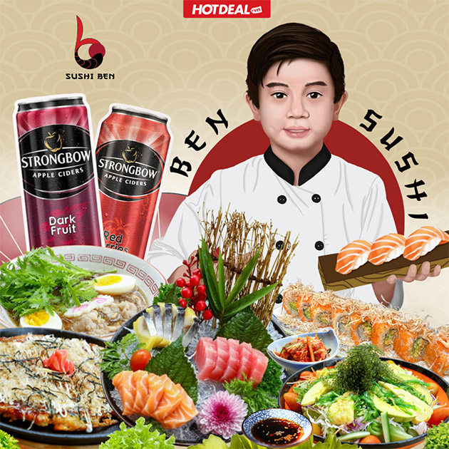 Sushi Ben - Ăn Là Khen - Combo Món Nhật Cho 2-4 Người