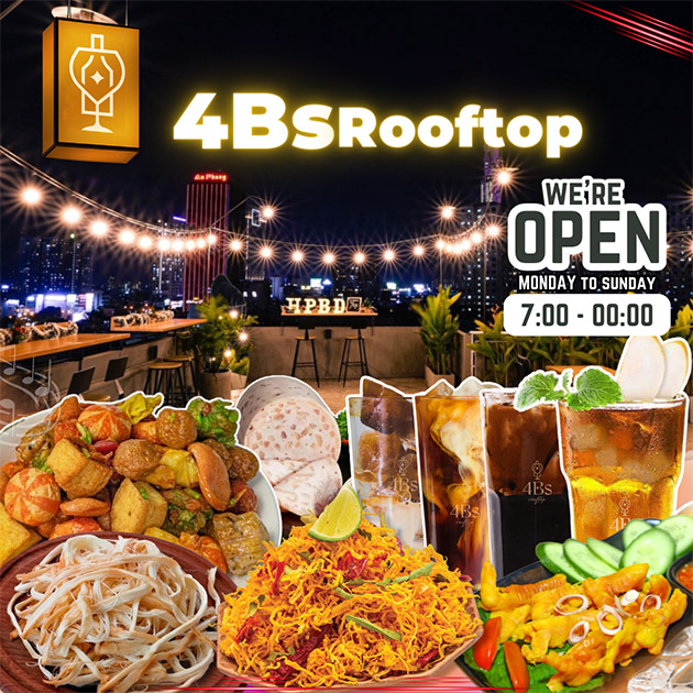 4Bs Rooftop - Địa Điểm Lý Tưởng Ngắm Cảnh, Chill Cùng Bạn Bè