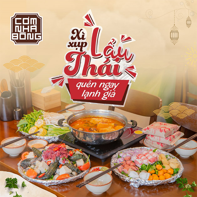 Cơm Nhà Bông - Set Lẩu Thái Cho 4-6 Người