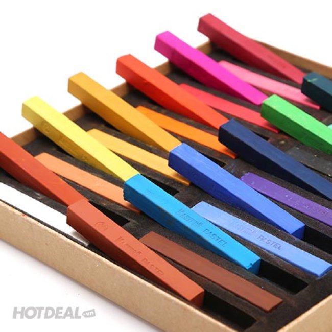 Combo 24 Thanh Phấn Màu Masters Pastel Nhuộm Tóc Cá Tính