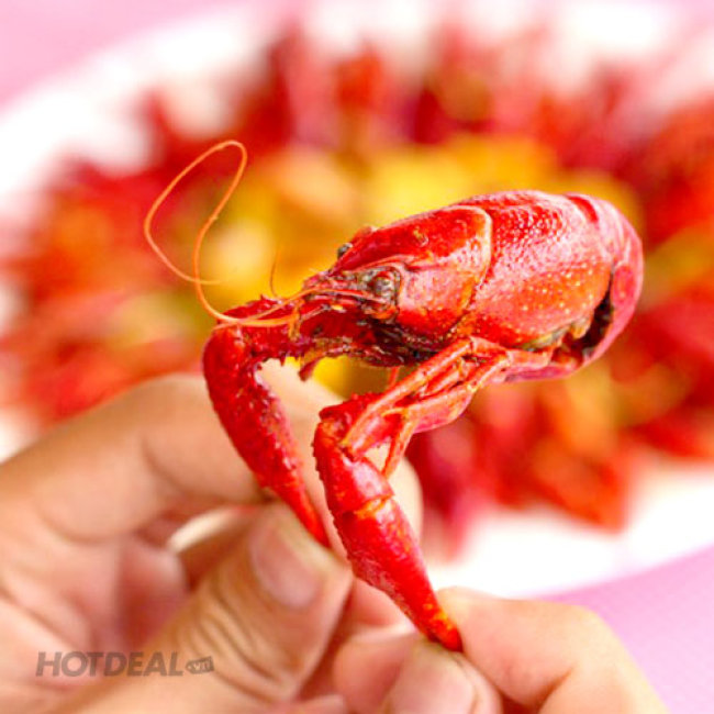 1 Kg Tôm Hùm Đất Crawfish Sốt Cajun Kiểu Mỹ