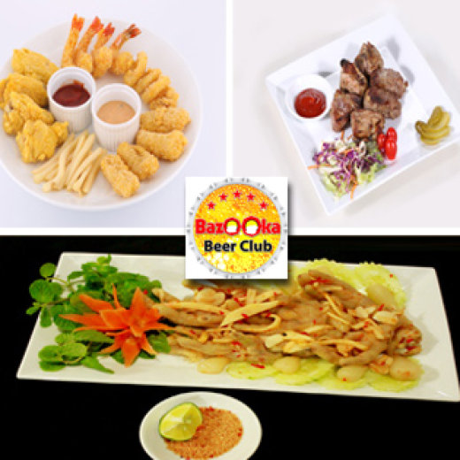 Voucher Giải Nhiệt Mùa Hè Cùng Bazooka Beer Club Hà Nội