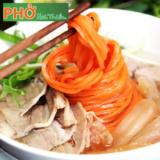 Phở Sắc Màu 100% Từ Rau Củ + Yaourt, Bánh Flan Cho 2 Người - Phở Hai Thiền