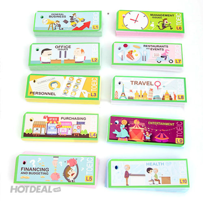 Bộ Flash Card Học 600 Từ Vựng Tiếng Anh Toeic Siêu Tốc