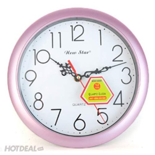 Đồng hồ treo tường New star - hồng Hà Nội