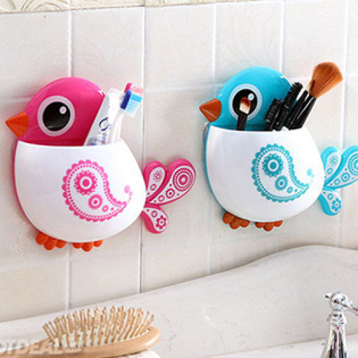 Combo 2 Dụng Cụ Để Bàn Chải Hình Con Chim