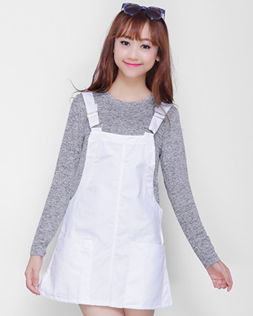 Đầm Yếm Kaki Cực Kute