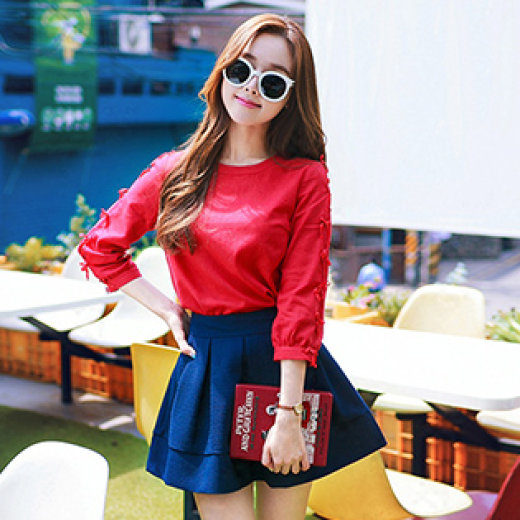 Áo Kiểu Tay Cột Nơ Cách Điệu