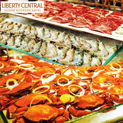 Buffet Tối Liberty Central Saigon Riverside 4* - Thứ 2 Đến Thứ 4