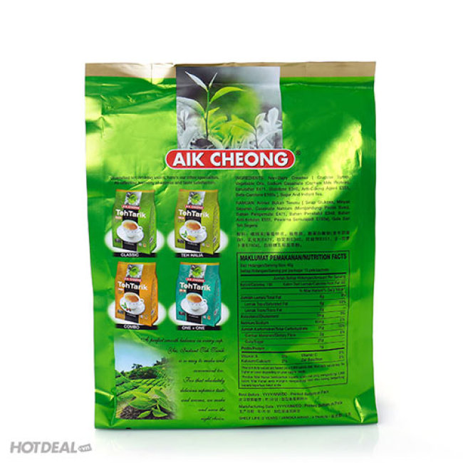 Trà Sữa Aik Cheong - Teh Tarik Milk Tea Nhập Khẩu Malaysia 600gr