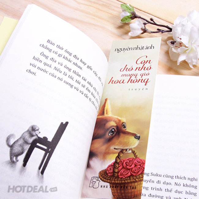 Con Chó Nhỏ Mang Giỏ Hoa Hồng (Bìa Mềm)